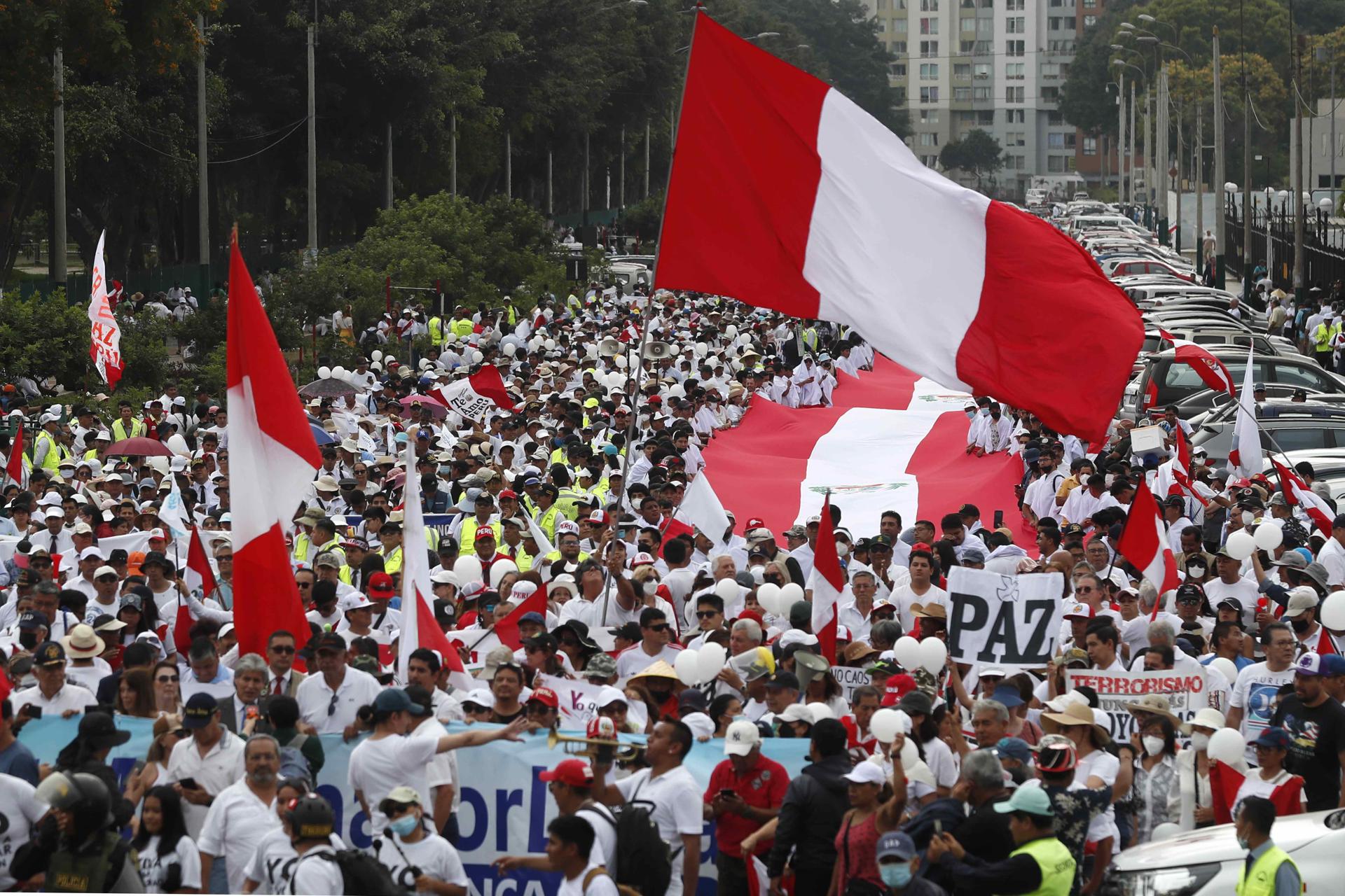 Hoy gran marcha y “Concierto por la Paz” de “Reacciona Perú” - Diario ...