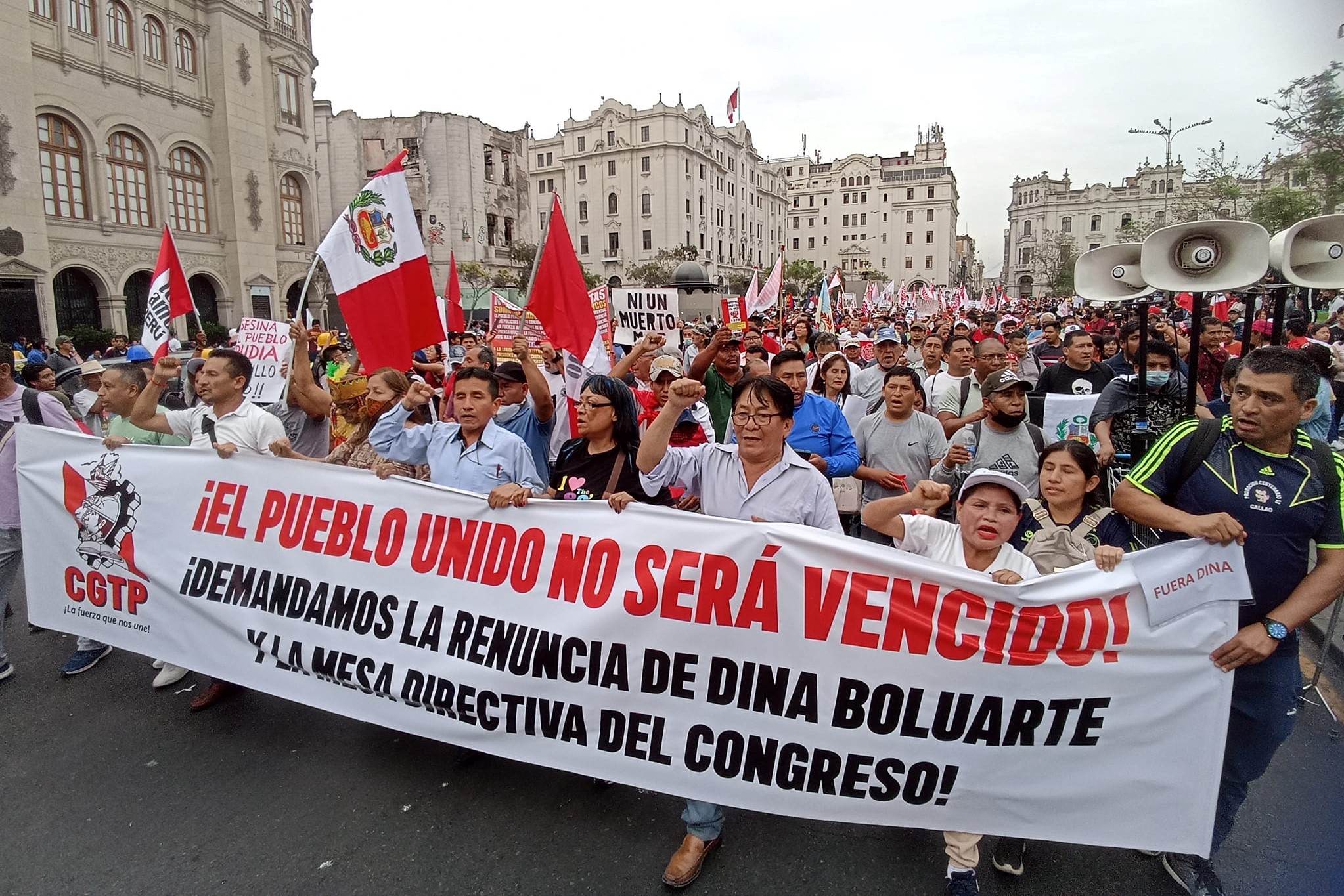 CGTP y Sutep se suman el jueves a las marchas contra el gobierno ...