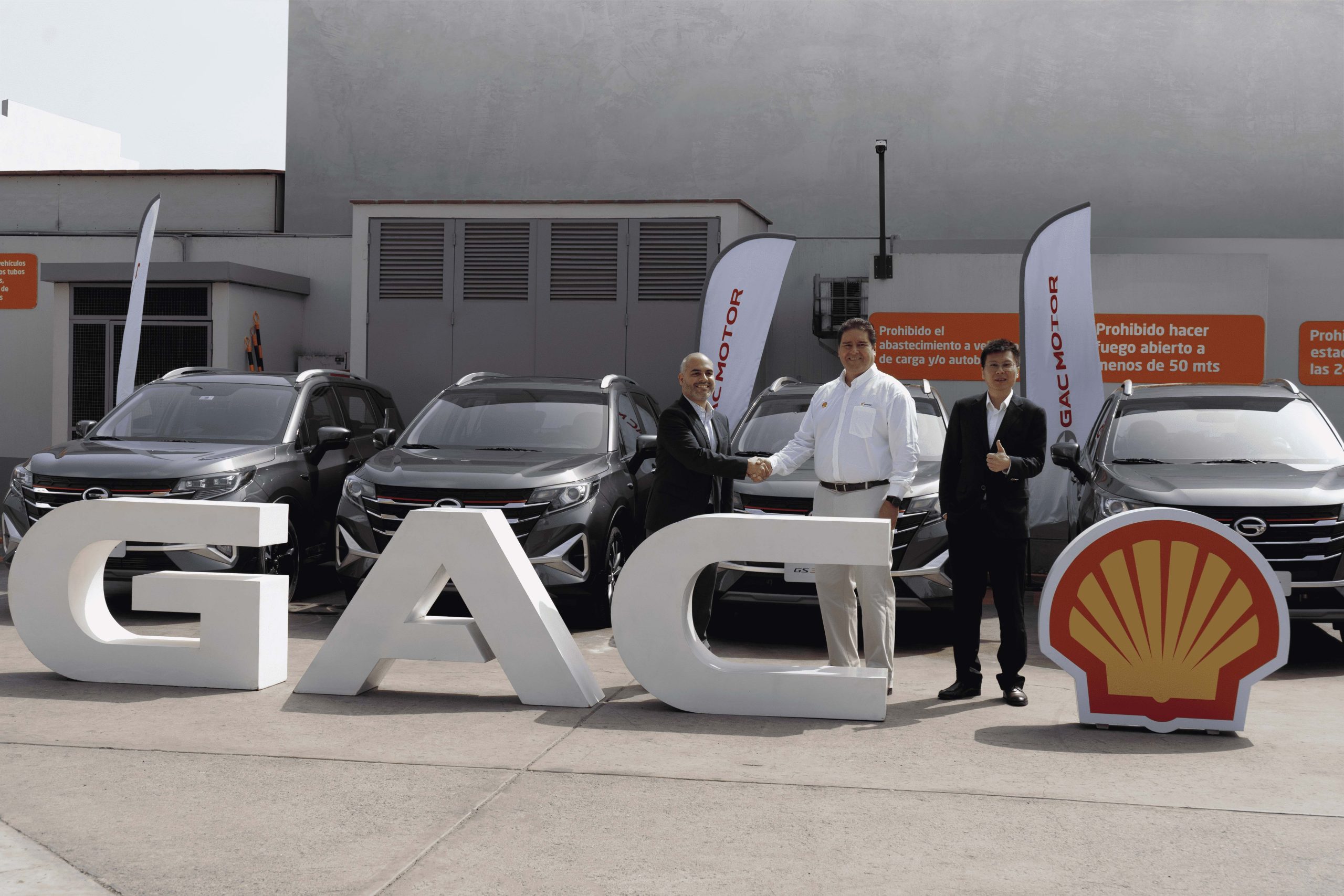GAC Motor entrega su primera flota de GS3 Power a Shell - Diario La Noticia